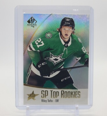 2021-22 SP Authentic Top Rookies #TR37 Riley Tufte - Color Match GREEN ...