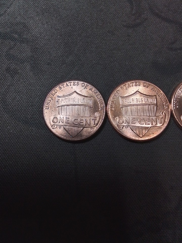 (3) 2023p Lincoln Shield Cents With Extra V,All Are Circulated | eBay