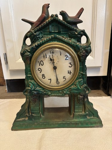 Antique Wm L Gilbert Clock Birds Has Keys Not Working Model 240 | eBay