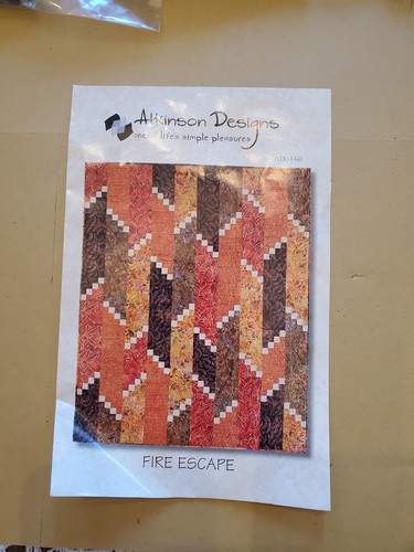 Fire Escape Quilt Kit in Aqua, Black and White Prints | eBay