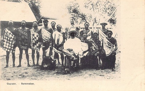 Guyane - Saramakas (Saramaca), peuple bushinengué (noir-marron) - Ed ...