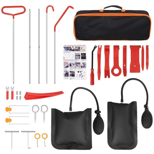 31Pc Car Door Tool Kit Inflatable Air Pump Auto Window Open Fixing ...