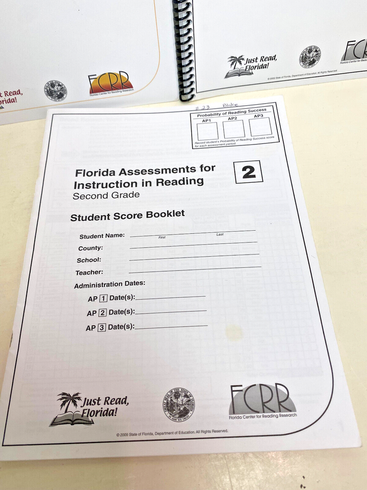 2nd Grade Florida Assessments Instruction in Reading Vocabulary,Student ...