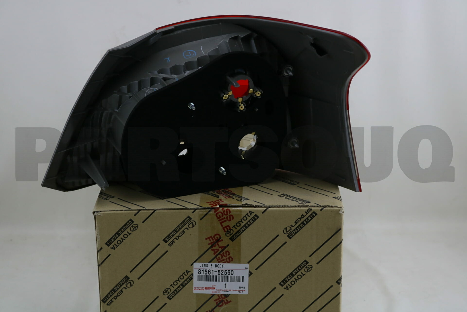 8156152560 Genuine Toyota LENS & BODY, REAR COMBINATION LAMP, LH | eBay