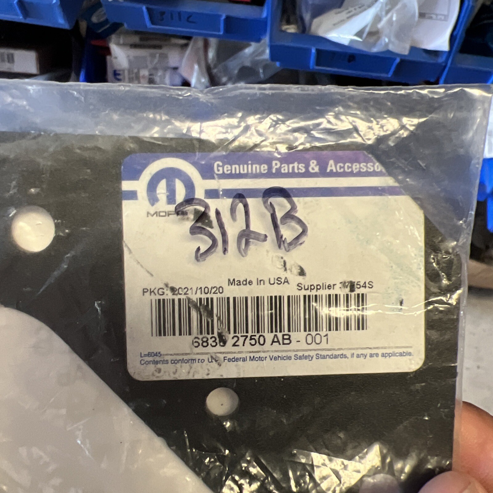 Tailgate+Hinge+Reinforcement+Mopar+68362750AB+fits+2019-2024+Ram+1500 ...