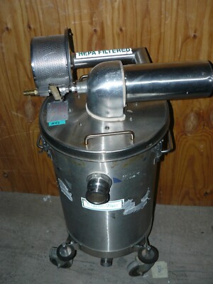 Tiger Vac SS-15 4WRE Explosion Proof Stainless Vacuum Cleaner WET/DRY ...