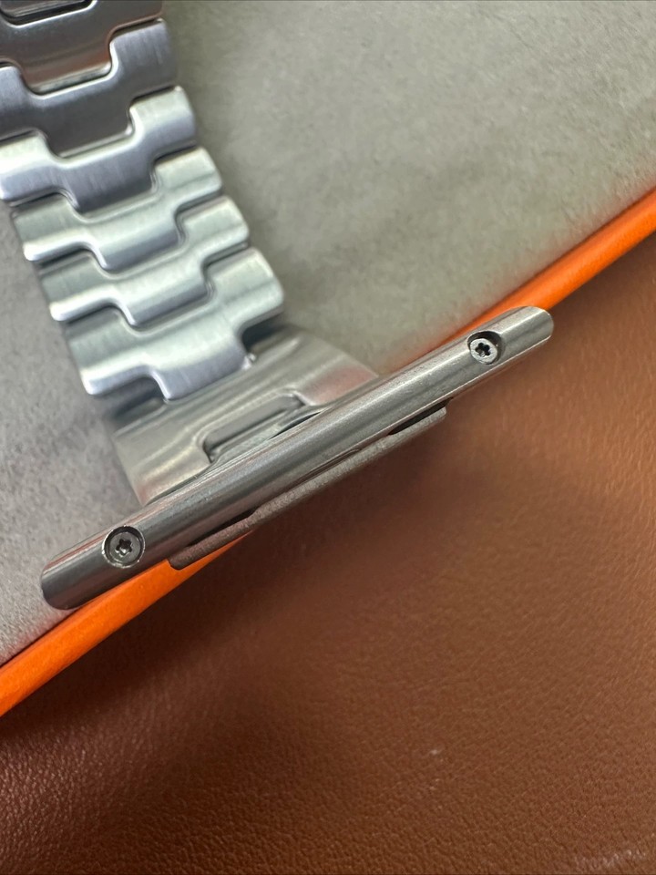Apple Watch Hermès Style Satiné Grand H Band For Apple Watch Series 40 ...