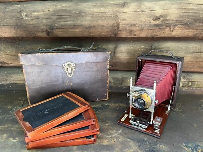 Antique 1907 Conley Senior Folding Camera 4x5 | eBay