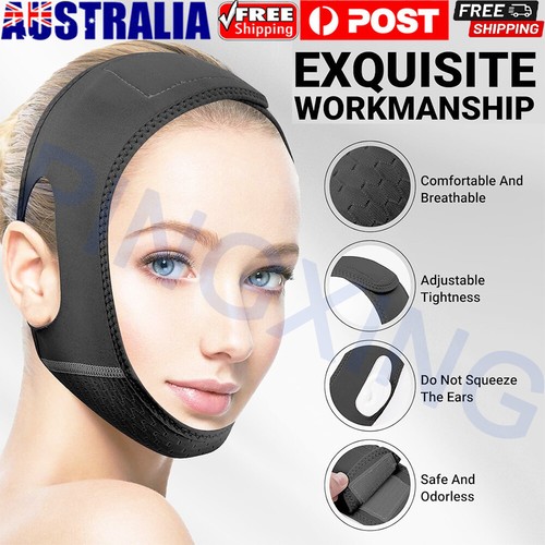 Face V Line Slimming Mask Belt Strap Double Chin Lifting Cheek Firming ...