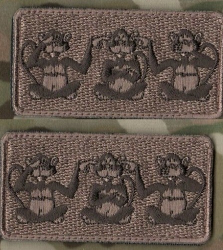 Syria-Iraq JSOC GREEN BERETS SFG SAS JTF2 velkrö OCP 2-TAB: THREE WISE ...