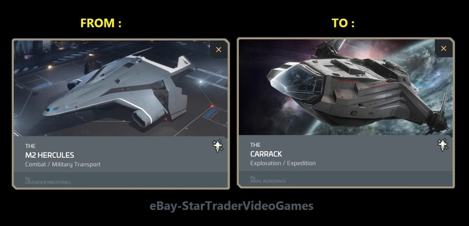 STAR CITIZEN - SHIP UPGRADE TO ANVIL CARRACK - CCU SELECTION | eBay