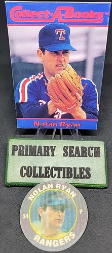 Score NOLAN RYAN 1991 7-11 Superstar Action Coin & 1990 Collect A Book ...
