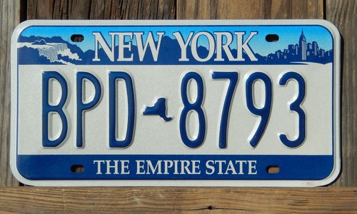 NEW YORK Expired License Plate BPD 8793 (#NY00004) | eBay
