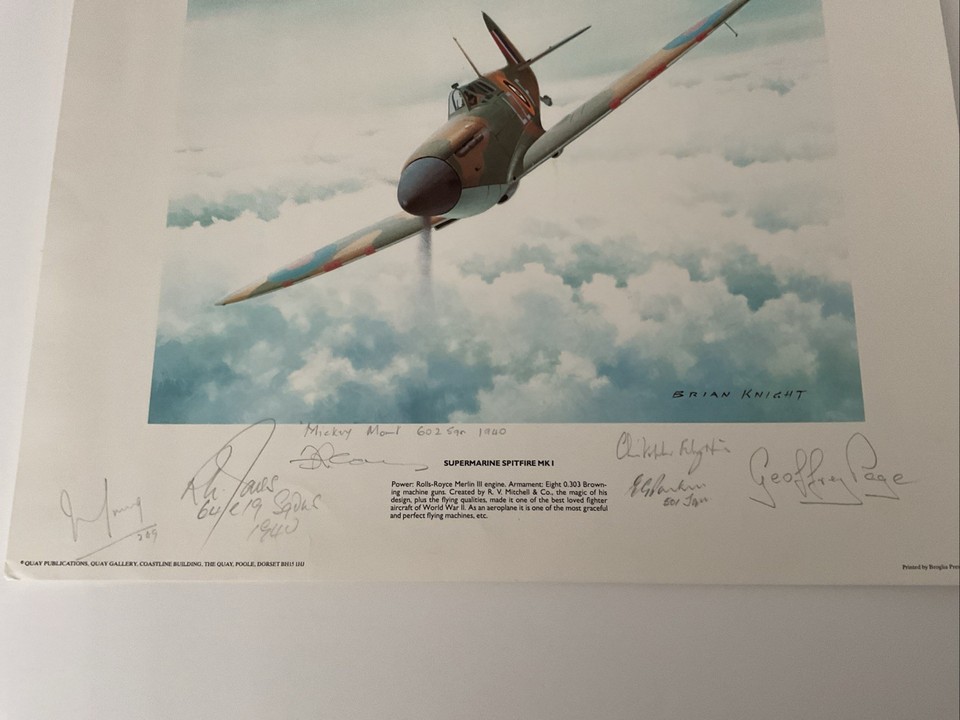 SUPERMARINE SPITFIRE MK1 by Brian Knight 1st Edition | eBay UK