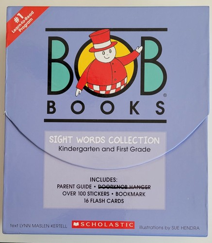 BOB BOOKS Box Set: Sight Words for Kindergarten and First by Lynn ...