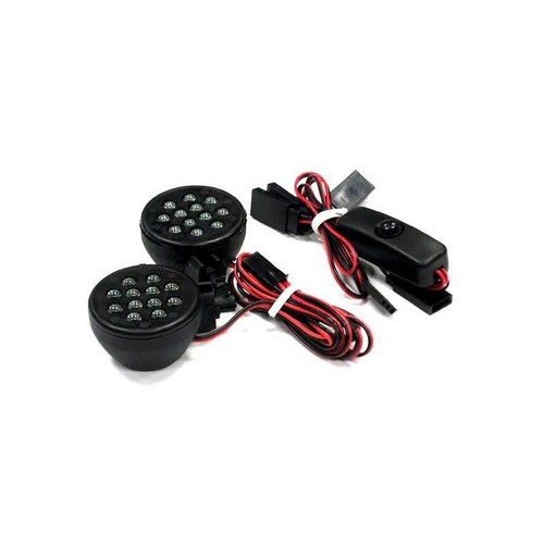 INTEGY Off-Road High Brightness Large Spot LED Light Set+Housing (2)+On ...