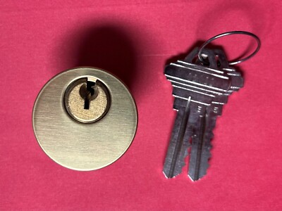 Ilco Unican Brass Mortise Cylinder 7165SE2-03-KA2 1" SE Keyway (2 Keys ...