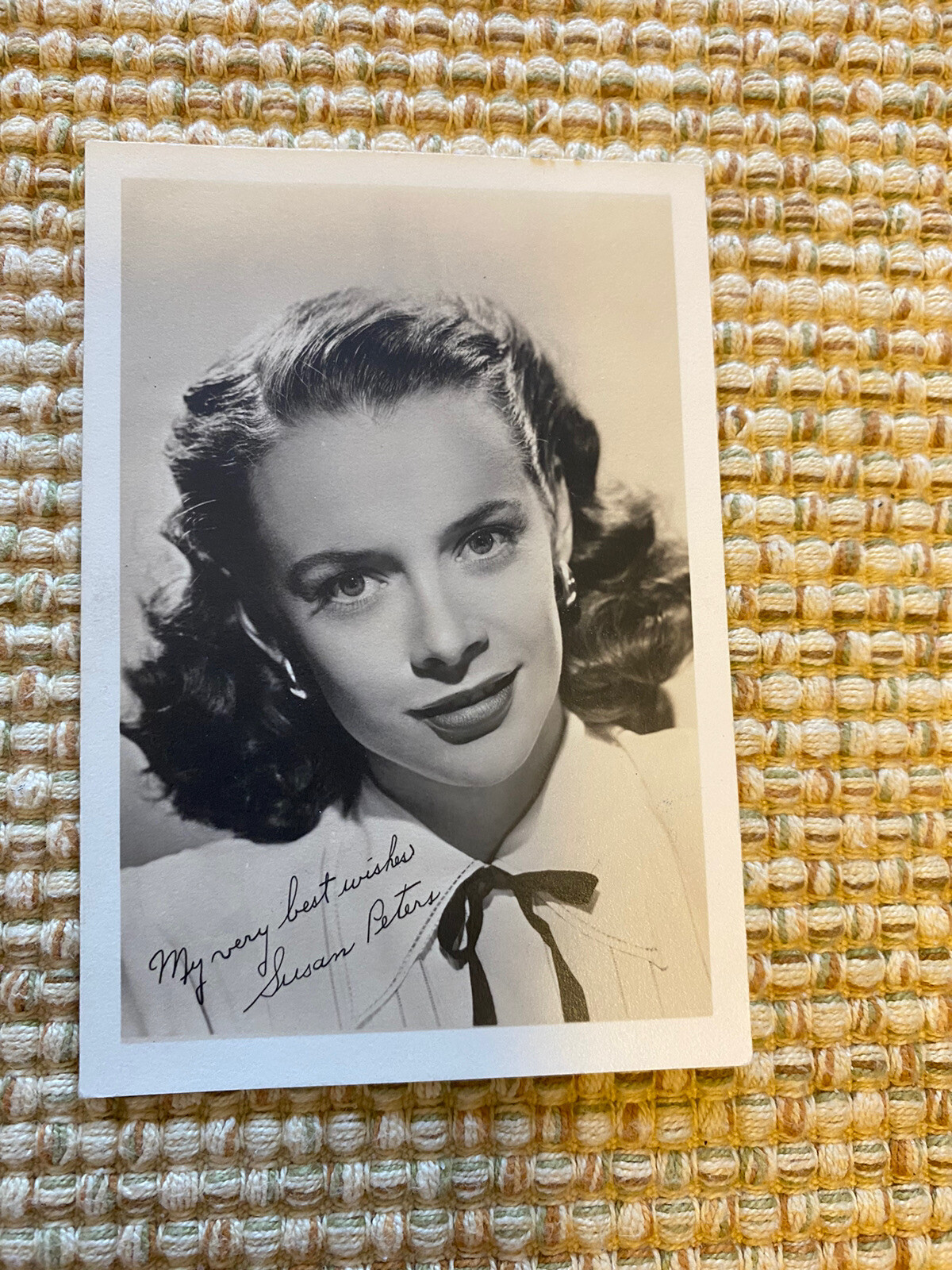 Susan Peters Tragic Hollywood Movie Actress 1940s Photo Signed In The ...