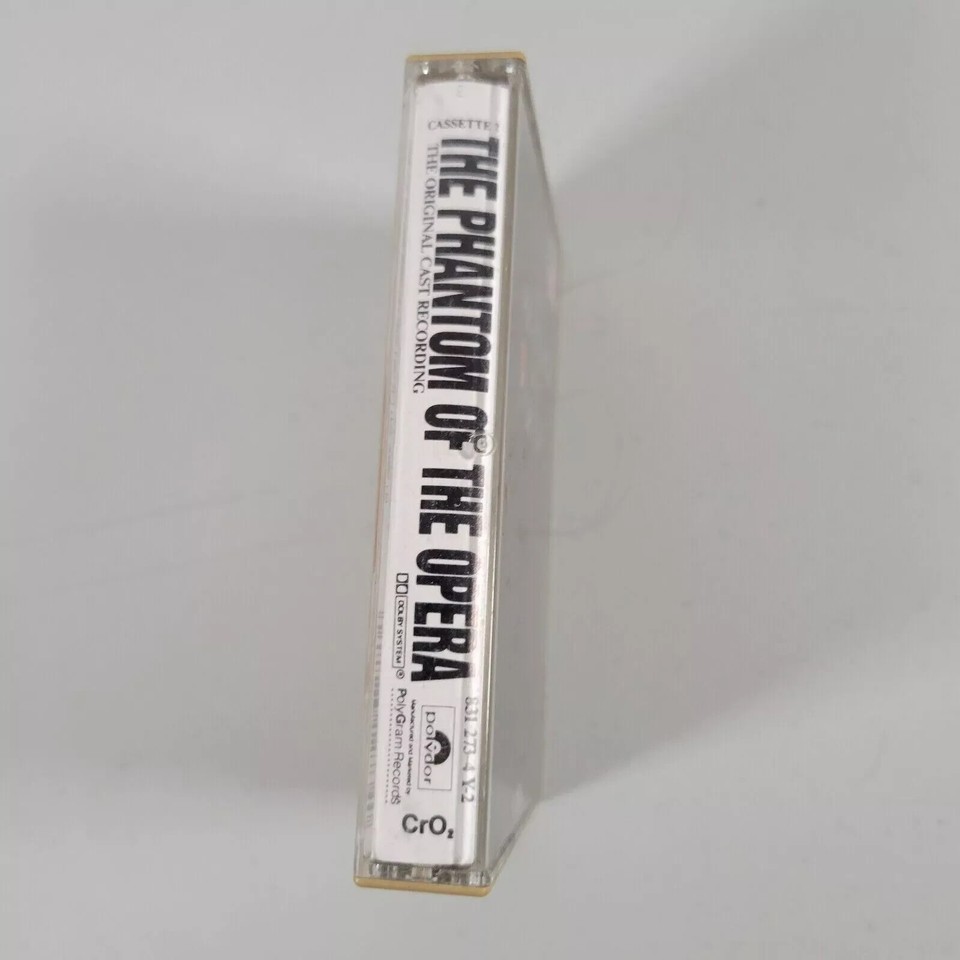 The Phantom of the Opera Cassette Tapes 2‑Volume Set Act 1 & 2 4 Sides ...