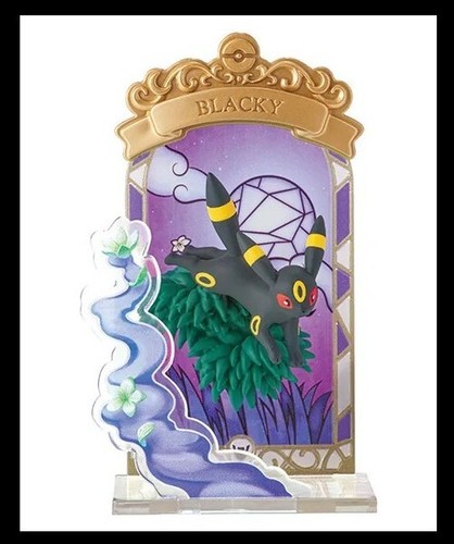 Umbreon RE-MENT Stained Glass Figure Collection W/ Box - Japan Import ...