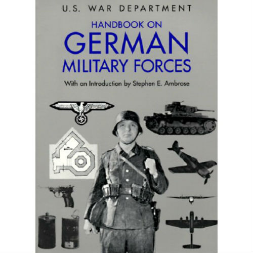 US Army War Department German Military Forces Manual Army Navy ...