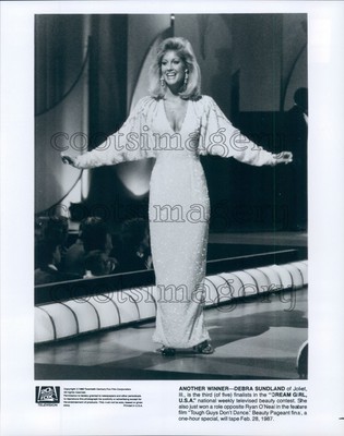 1987 Pretty Blond Debra Sandlund of Illinois Dream Girl USA TV Press ...