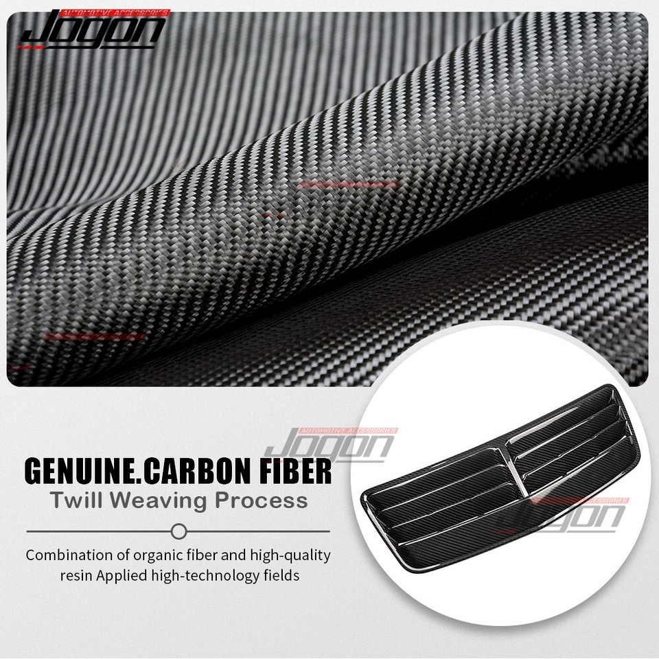 Carbon Engine Hood Air Intake Vent Cover For Ford Mustang GT Dark Horse ...