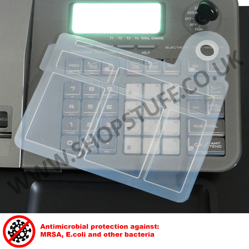 Casio SE-S100 Cash Register Silicone Rubber Splash Proof Keyboard ...