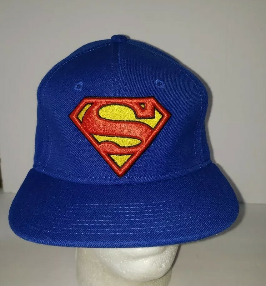 SUPERMAN DC COMICS snapback Logo With Cape Cap Hat - Gem