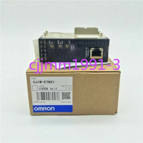 1PC NEW OMRON CJ1W-ETN21 ETHERNET UNIT PROGRAMMABLE CONTROLLER | eBay