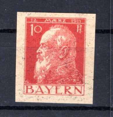 Bayern 78IU Prova Di Stampa Non Gommata ** MNH Postfrisch (BA5379) | eBay