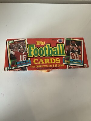 1990 Topps Football Complete Set (528 Cards) | eBay