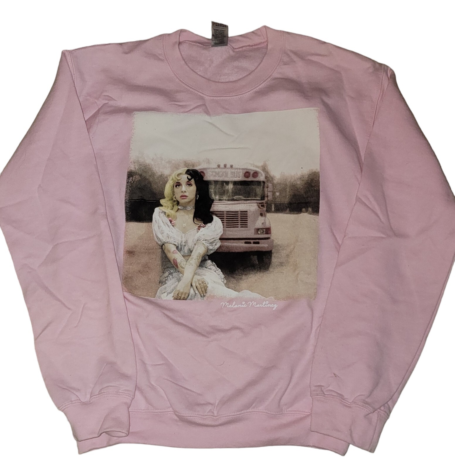Melanie Martinez K-12 Pink Crew Neck Sweatshirt Small - Gem
