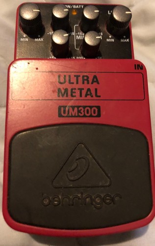 RARE Beringer UM300 Distortion Guitar Effects Pedal. | eBay