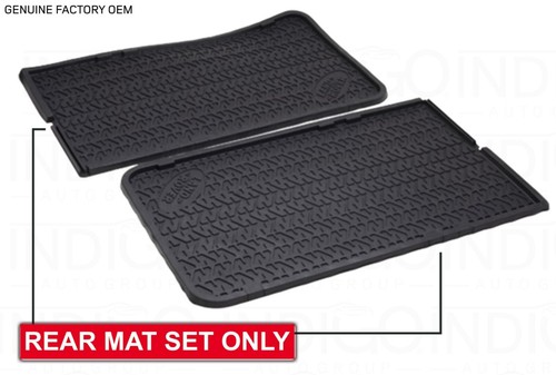 LAND ROVER REAR RUBBER FLOOR MAT SET DEFENDER 110 RTC8099 GENUINE ...