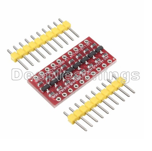 5PCS 8 Channel I2C IIC Logic Level Converter Module Bi-Directional for ...