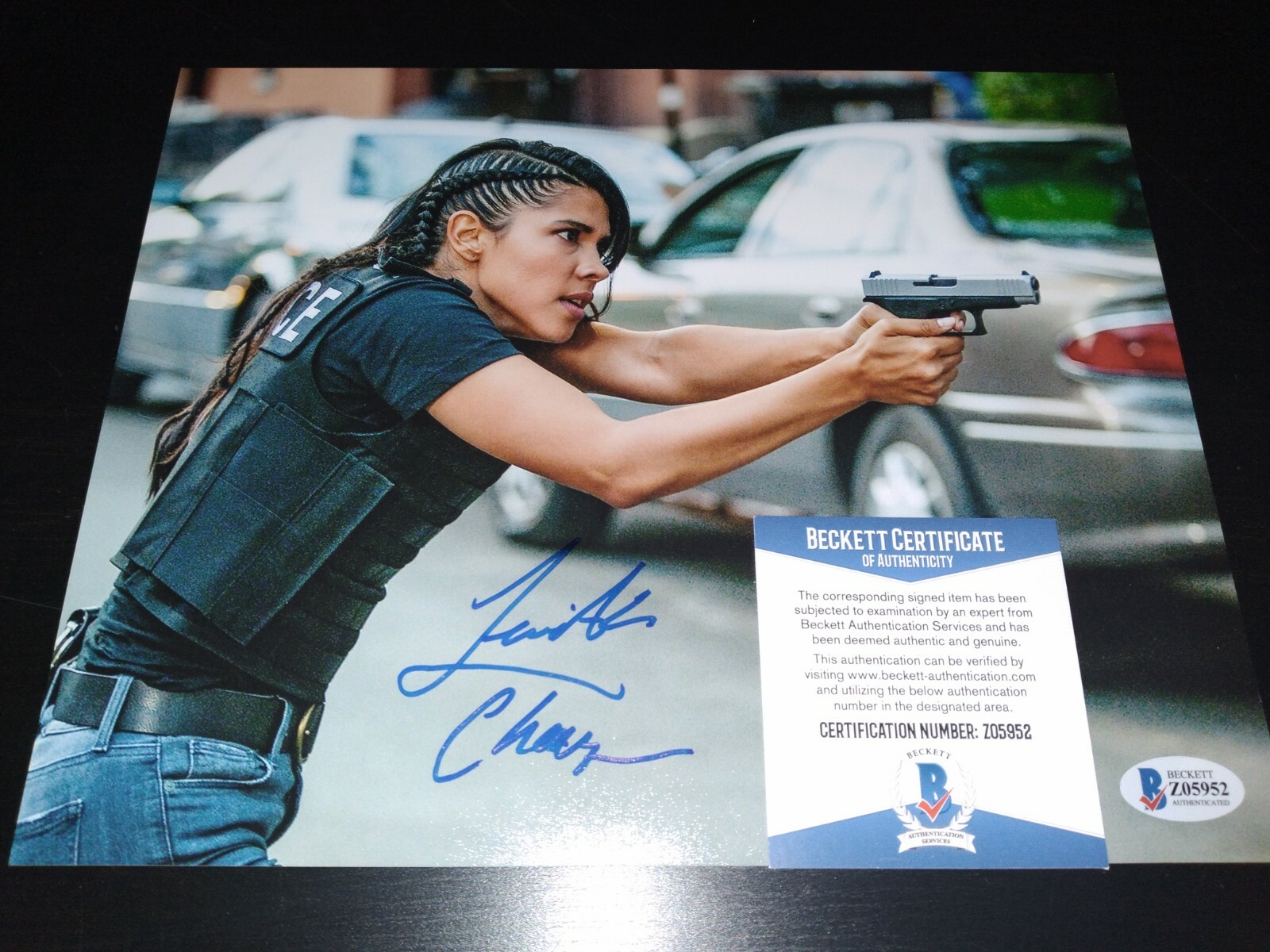 Lisseth Chavez Signed 8x10 Photo BECKETT BAS COA Chicago PD Sexy ...