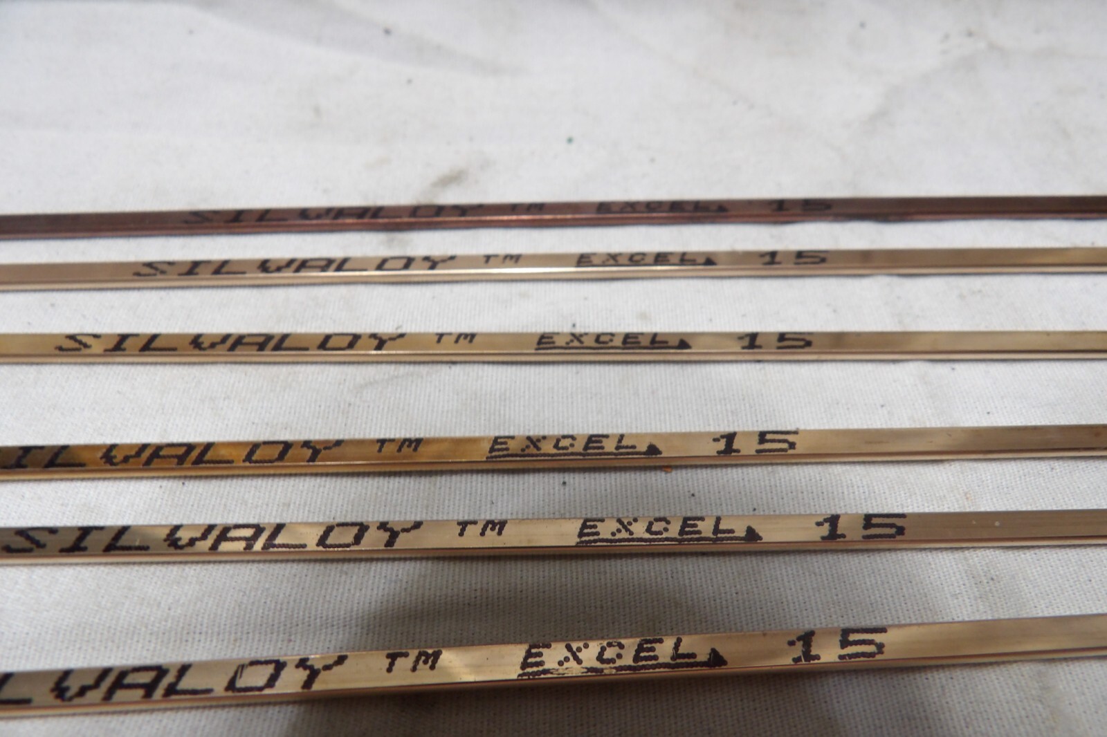 Wolverine Silvaloy Excel 15 Brazing Rods .050 - 1/8" Length 20" (Qty of ...
