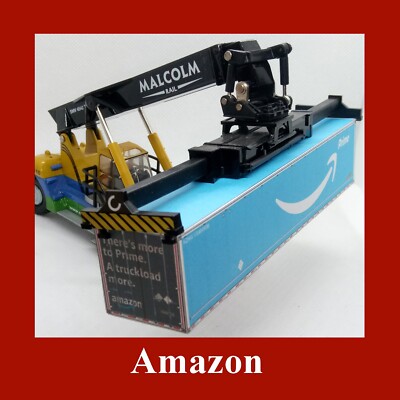 Amazon Prime Collection Model Rail Freight Shipping Containers x 4 OO ...