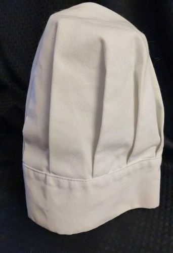 Tall White Cloth Chef's Hat Gros Bonnet Haute Toque New In unopen Bag ...