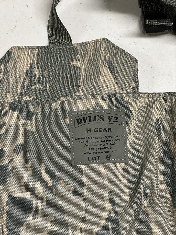 GCS Warrior Chest Rig Tactical Vest Rifleman ABU Tiger Stripe USAF Size ...