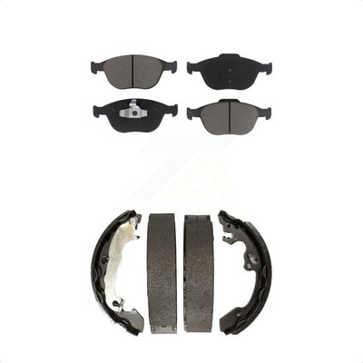 [Front+Rear] Ceramic Brake Pads And Drum Shoes Kit For Ford Focus SVT ...
