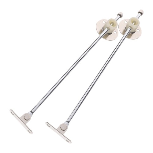 2 Pcs Stay Hinge Disc Pull Rod Cabinet Door Spring Cupboard Lid Support ...