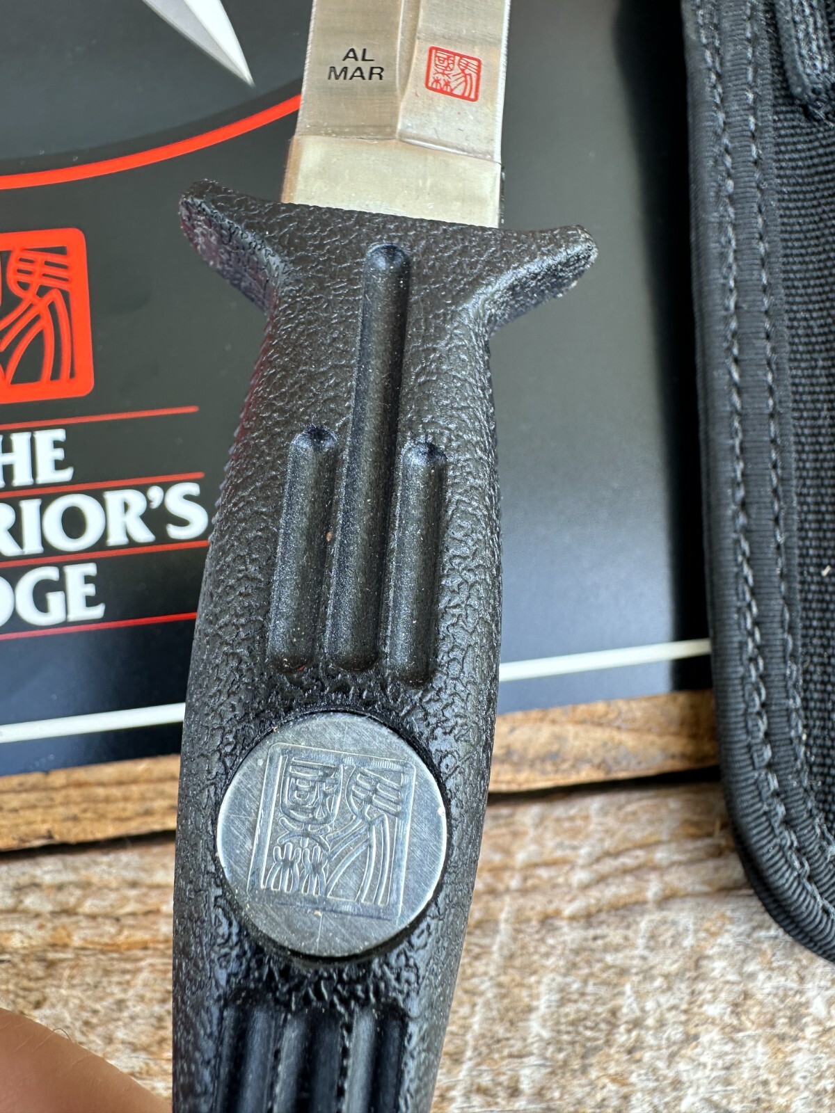 VINTAGE SOG AL MAR SHADOW DAGGER COMMANDO KNIFE AND SHEATH MADE IN SEKI ...