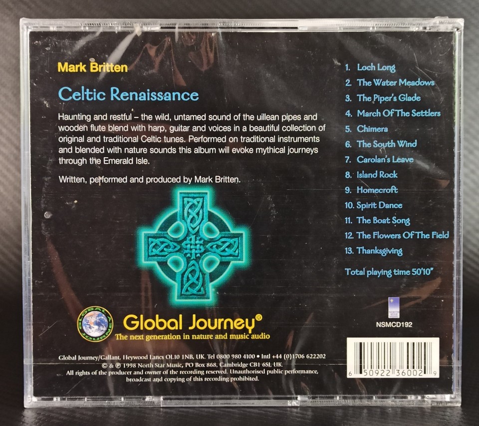 Global Journey Celtic Renaissance by Mark Britten (CD, 1998, Sealed ...