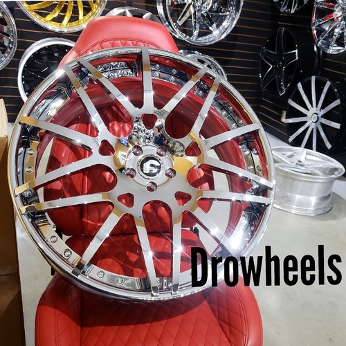 24 Inch Staggered 5x108 Forgiato Maglia-ecl Concave Wheels Fits A ...