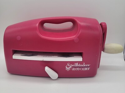 Spellbinders Grand Calibur Die Cutting Embossing Machine Pink ONLY NO ...