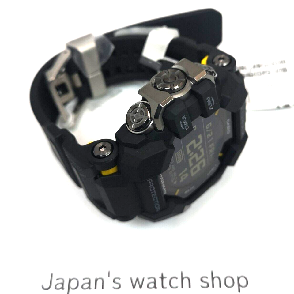 CASIO G-SHOCK MASTER OF G Rangeman GPR-H1000-1JR Black Men's Watch New ...