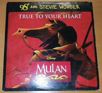 98° AND STEVIE WONDER - TRUE TO YOUR HEART ( CD SINGLE ) - C15 - MULAN ...