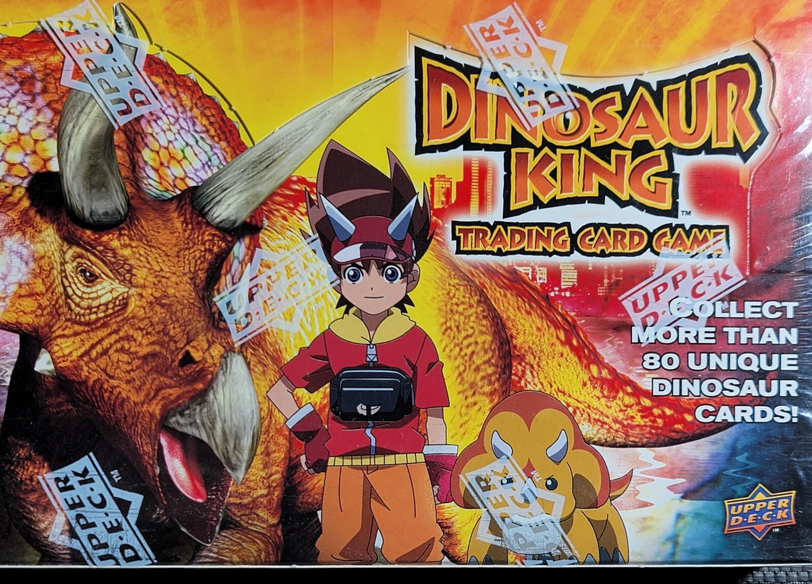 One Box of 24 Sealed 9-Cards Pack DINOSAUR KING Upper Deck TCG DKCG ...